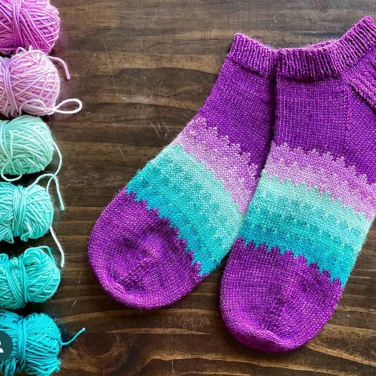 Mermaid Fade Sock Set-Ready to Ship! – Moonglow Yarn Co