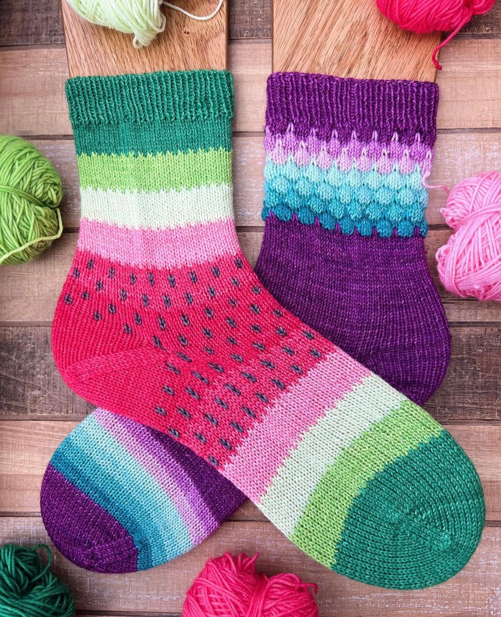 Watermelon Sugar Minis Sock Set-Ready to Ship! – Moonglow Yarn Co
