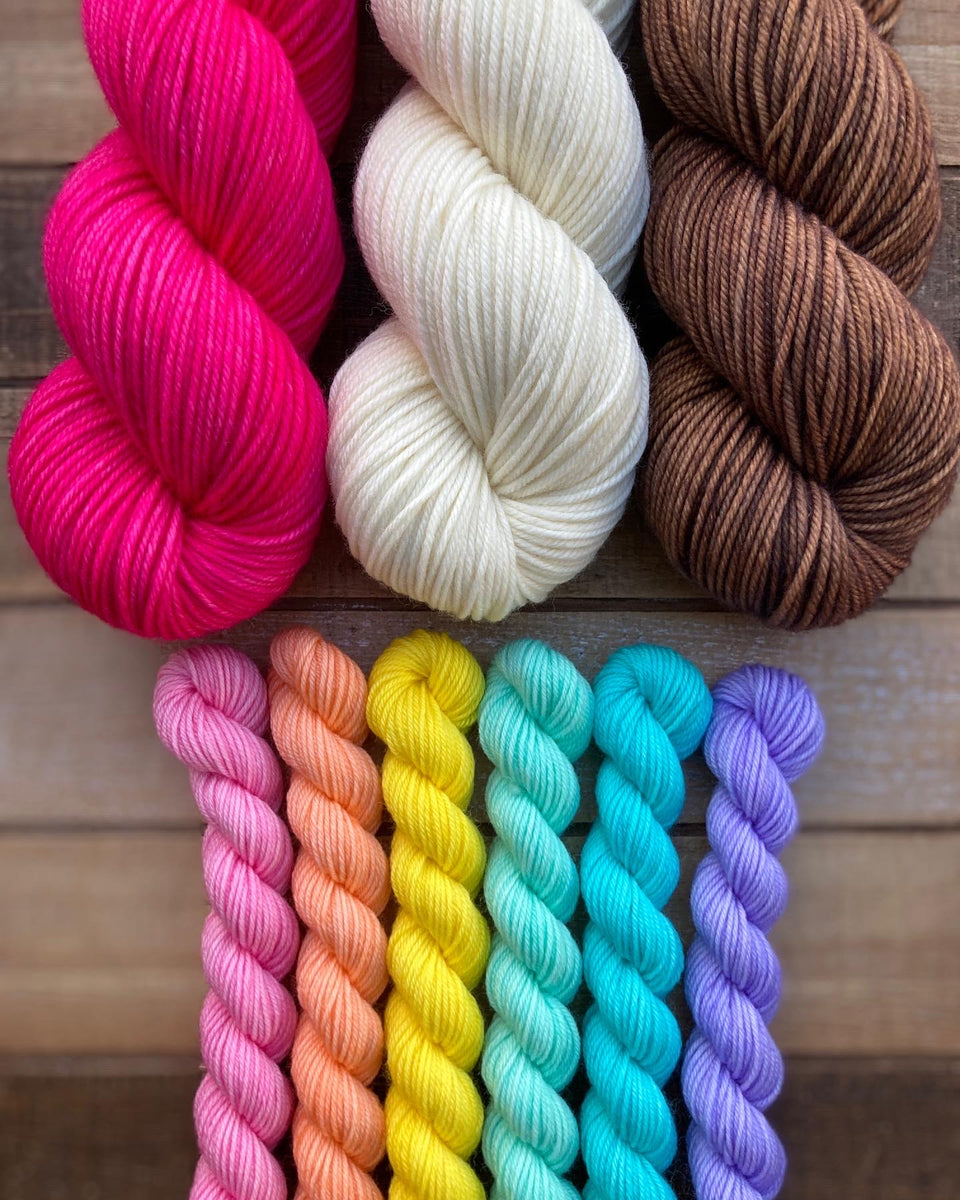 Cupcake Hat Color Kit – Moonglow Yarn Co