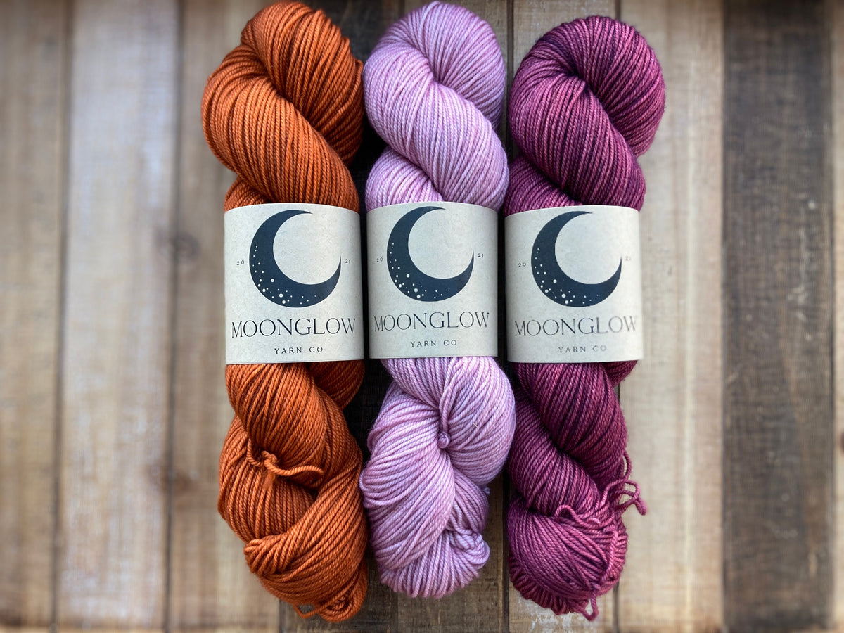 Pumpkin Rose Color Kit – Moonglow Yarn Co